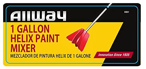Allway Tool Series Allway 10031 Hm1 1 Gallon Helix Paint Mixer, Silver ... Allway Tool Series Allway 10031 Hm1 1 Gallon Helix Paint Mixer, Silver ...