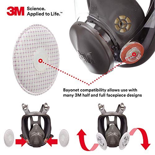 3M Advanced Particulate Filter 2291, P100 Respiratory Protection (Pack ...