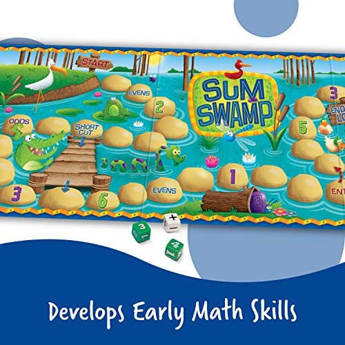 Learning Resources Sum Swamp Game Addition & Subtraction Game - 8 ...