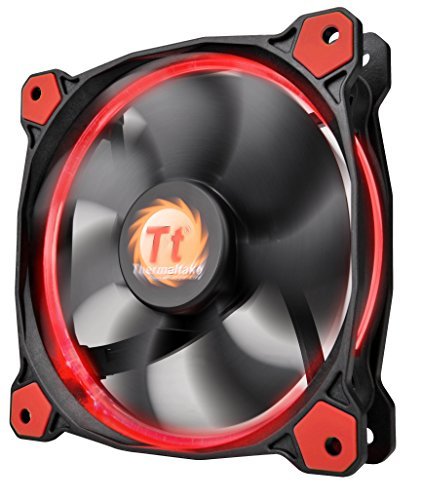 Thermaltake Riing 12 Series Red High Static Pressure 120Mm Circular Led ...