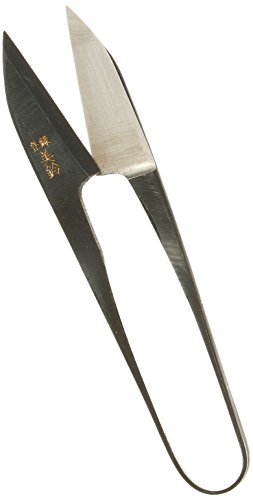 Kotobuki Traditional Japanese Thread Scissors, Black Finish With Short ...