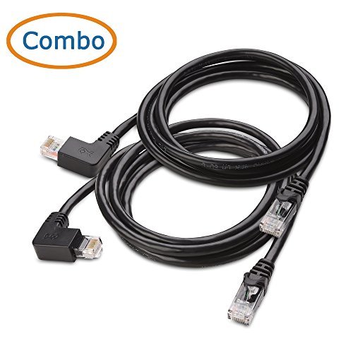 Cable Matters Combo-Pack 90 Degree Cat 6 / Cat6 Right Angle Ethernet ...