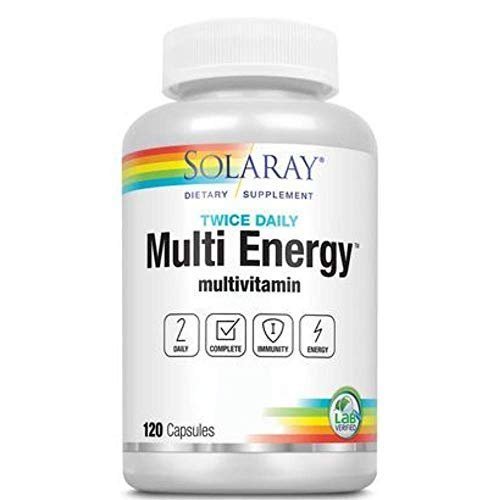 Solaray Multi Energy Two Daily, Capsule (Btl-Plastic) | 120Ct ...