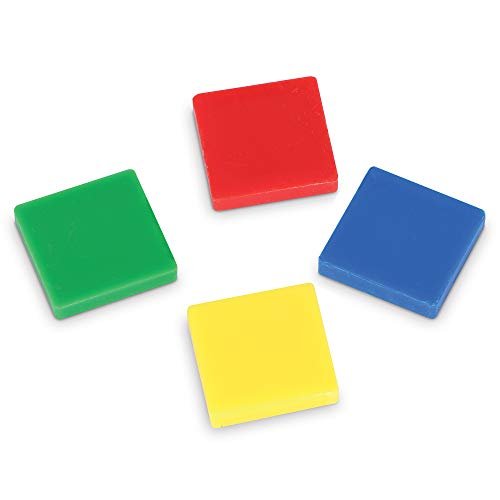 Learning Resources Square Color Tiles, Counting, Sorting Toy, Set Of ...
