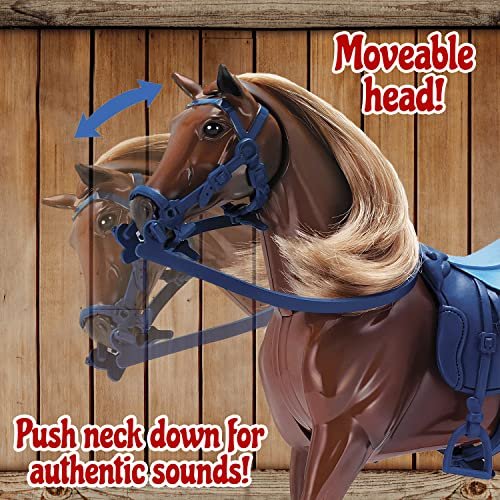 Sunny Days Entertainment Appaloosa Horse With Moveable Head, Realistic ...