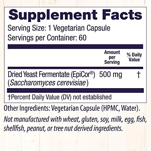 Healthy Origins Epicor (Immune Protection), 500 Mg - Plant-Based Immune ...