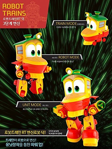 Animation Characters "Duck" Toy, Kids, Child, Korean Animation "Robot Train"Transformer Train ...
