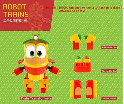 Animation Characters "Duck" Toy, Kids, Child, Korean Animation "Robot Train"Transformer Train ...