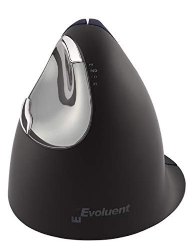 Evoluent VM4RW VerticalMouse 4 Right Hand Ergonomic Mouse with Wireless ...