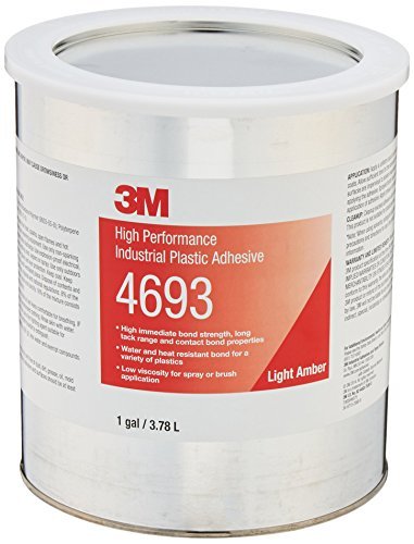 3M 4693H High Performance Industrial Plastic Adhesive, Amber, 5 Ounce ...