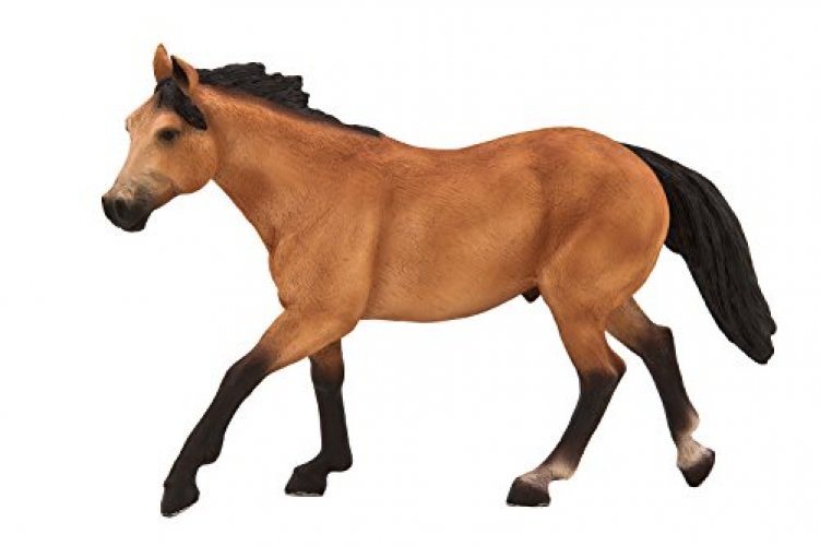 Mojo Buckskin Quarter Horse Realistic Horse Toy Replica Hand Painted ...