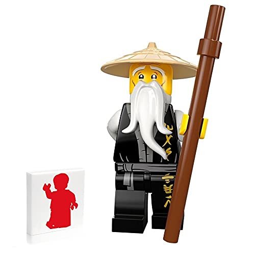 LEGO NINJAGO Minifigure - Master Sensei Wu (Legacy) with Brown Staff ...