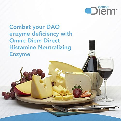 Omne Diem Dao 20,000 Hdu - 60 Caps - Histamine Neutralizing Enzyme - No More Red Wine Headaches ...