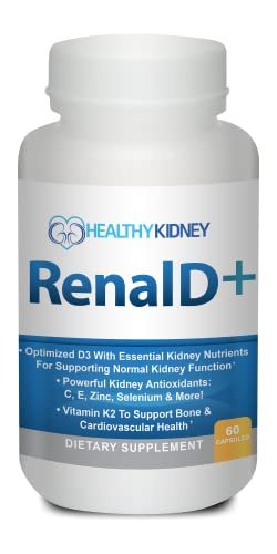 Kidney-D Kidney Supplement. Vitamin D Optimized For Kidney Support ...