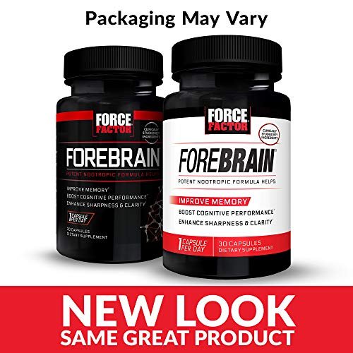 Force Factor Forebrain Nootropic Brain Supplement To Improve Memory, Boost Focus, Increase ...