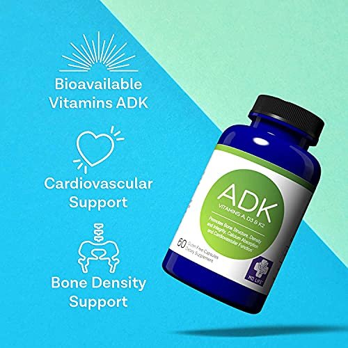 Md.Life A D K Vitamin Supplement - Vitamin D3 K2 And A - 60 Capsules ...