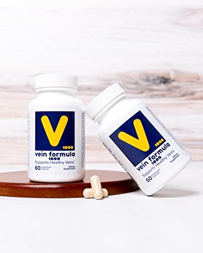 Vein Formula - 60 Capsules, Supports Normal Venous Function For ...