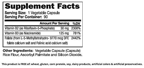 Neurobiologix Methyl Folate Plus Supplements - Bioactive Folinic Acid ...