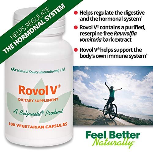 Beljanski - Rovol V Dietary Supplement - Rauwolfia Vomitoria Extract ...