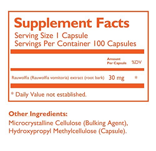 Beljanski - Rovol V Dietary Supplement - Rauwolfia Vomitoria Extract ...