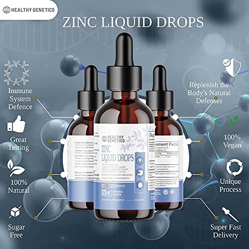 Liquid Zinc Drops For Kids, Men And Women | Organic Ionic Zinc Sulfate ...