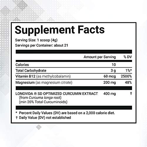 Ceremin | Curcumin Supplement | Curcumin Longvida Magnesium & Vitamin ...
