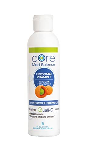 Core Med Science Liposomal Vitamin C 1000Mg Liquid - Sunflower Formula ...