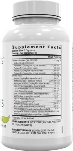 Bioptimizers Masszymes - Complete Digestive Enzymes Supplement For Gut ...