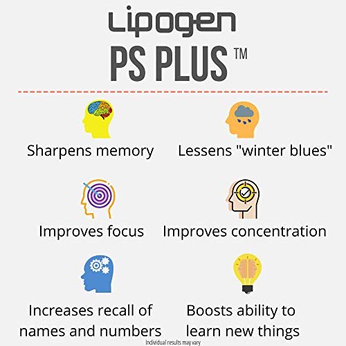 Lipogen Ps Plus - Memory, Focus, Clarity Brain Booster Supplement ...