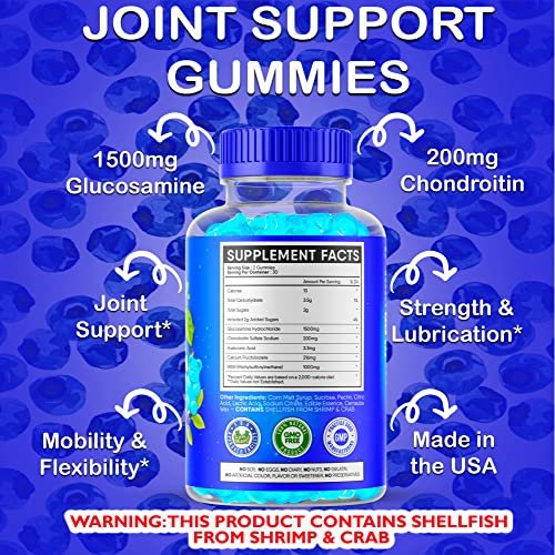 Supplebears Glucosamine Chondroitin Gummies - Joint Support Gummies ...