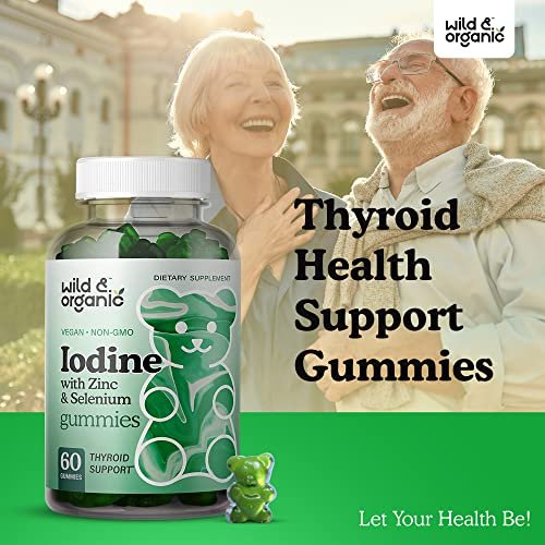 Wild & Organic Iodine Gummies - Iodine Supplements For Thyroid With ...