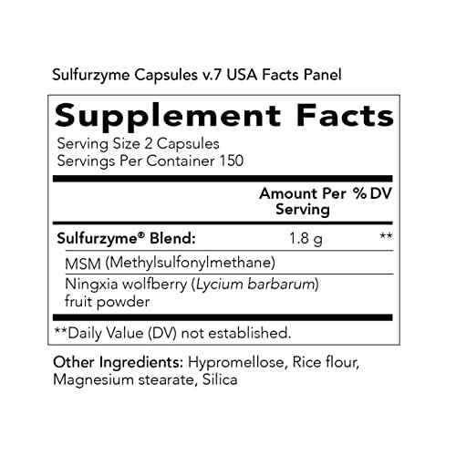 Sulfurzyme By Young Living, 300 Capsules - Imported Products from USA ...