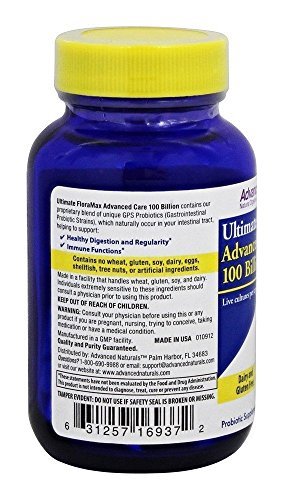 Advanced Naturals Ultimate Floramax Advanced Care 100 Billion Caps ...