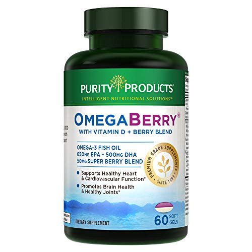 Omegaberry Fish Oil With Vitamin D3 And Organic Acai - 1250Mg ...
