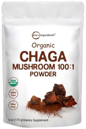 Sustainably Maine Grown, Wild Harvest Organic Chaga Mushroom Extract ...