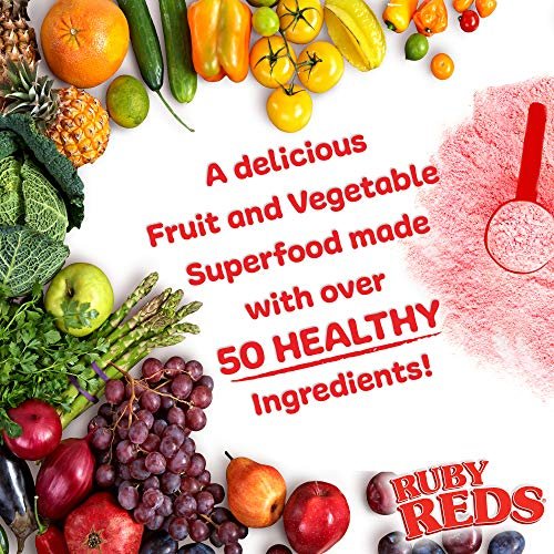 Ruby Reds | Delicious Reds Powder Fruit & Vegetable Supplement With Potent Vitamins, Minerals ...