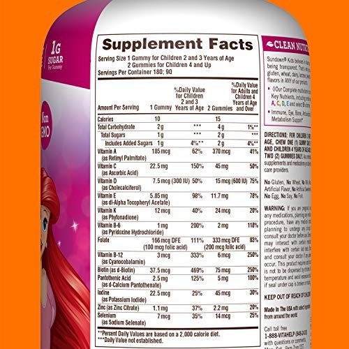 Disney Princess Gummy Vitamin