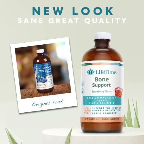 Lifetime Bone Support, Calcium Citrate, Magnesium Citrate And Vitamin D ...