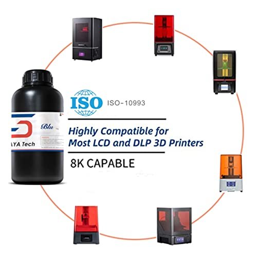 Siraya Tech Blu 3D Printer Resin Tough Clear Resin 3D Printing With High Toughness Resolution ...