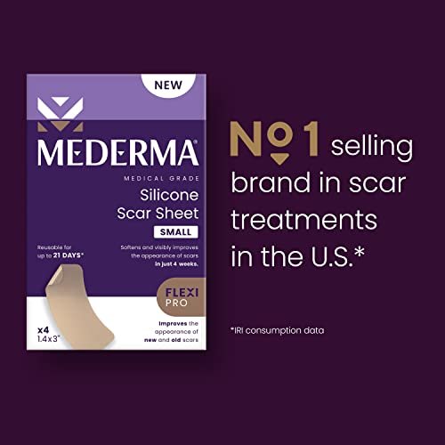 Mederma Medical Grade Silicone Scar Sheets; Improves The Appearance Of ...