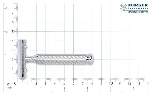 Merkur 3-Piece Double Edge Safety Razor, Chrome-Plated 42001, 1 Count ...
