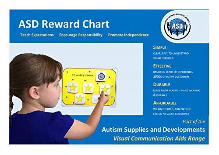 Plastic Visual ASD Reward Chart (Picture Communication Symbols ...