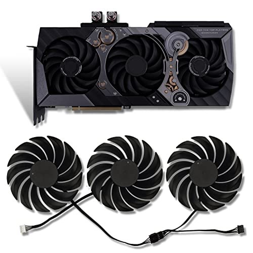 Cavabien PVA080E12R Graphics Card Cooling Fan for Colorful GeForce RTX ...