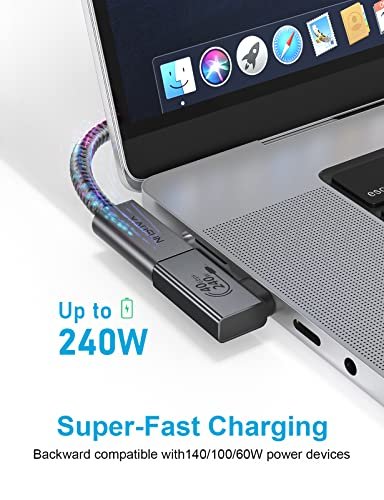 Xaosun 90 Degree Usb C Adapter, Right Angle Usb C Male To Usb C Femal ...