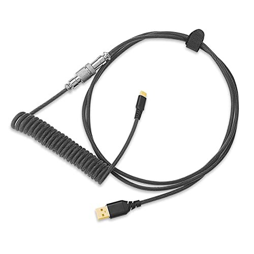 Redragon A115 Coiled USB-C Keyboard Cable, Custom Type-C Mechanical ...