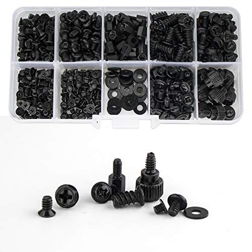 Vapker 420pcs Computer Screw Set Pc Motherboard Screws Spacers For