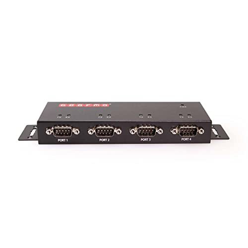 Industrial 4-Port USB to Serial Adapter DB9 RS-232 with FTDI Chipset ...