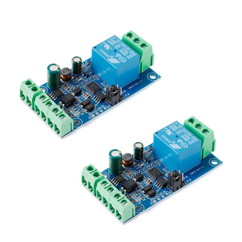 JESSINIE 2Pcs 1 Channel Switch Relay Module Modbus Rtu Switching Input ...