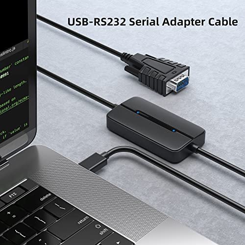 Drivergenius Industrial Usb To Serial Rs232 Db9 Adapter With 2 X Leds ...
