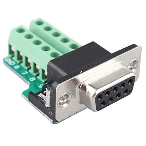 Futheda D-SUB DB9 Female Breakout Connector to Screw Wiring Terminal ...